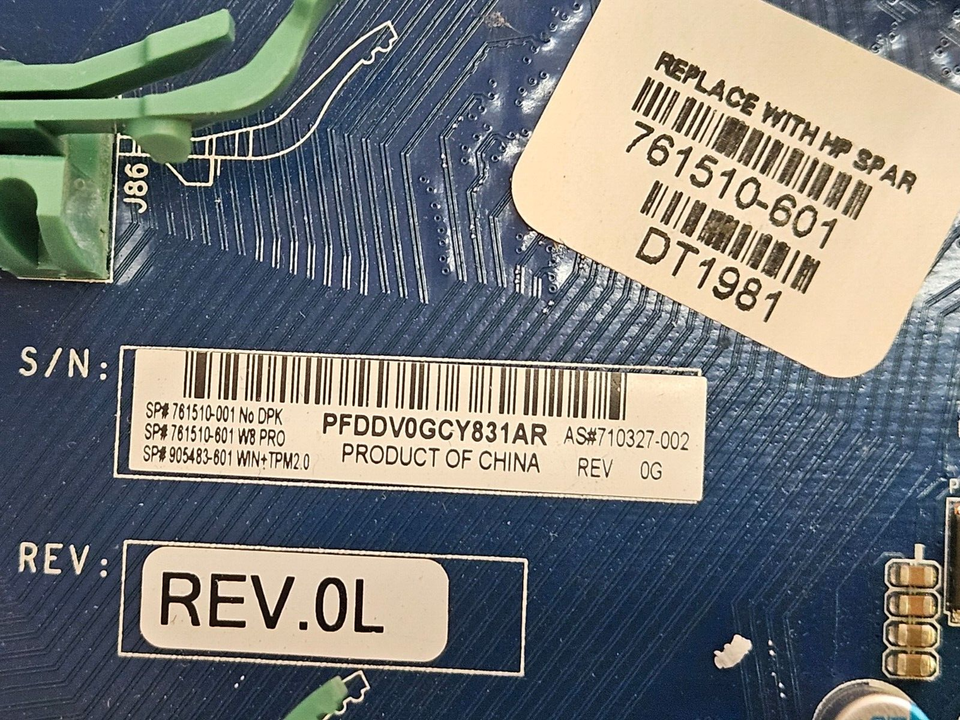 HP Z840 Workstation Dual LGA2011-3 DDR4 Dual LAN Motherboard 710327-002 ...