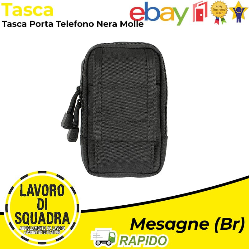 Pocket Phone Holder Utility All Organization Black - 8fi | eBay