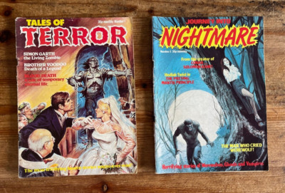 Journey Into Nightmare #1 & Tales of Terror #1 - Vintage 1970s Horror Comics | eBay UK