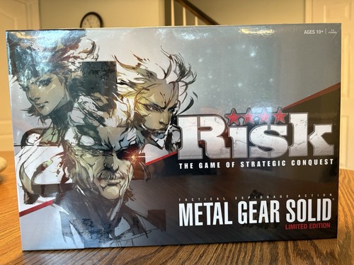 Metal Gear Solid Risk Limited Edition Board Game New Sealed 2011 196 Of ...
