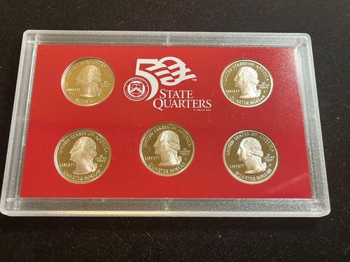 2004 S Silver US MINT PROOF State QUARTERS SET W/COA 5 COINS | eBay