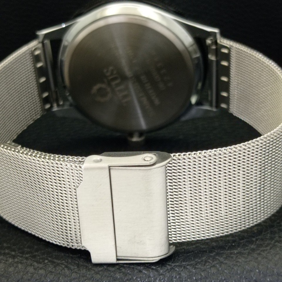 SWISS MENS VINTAGE TITUS HAND-WINDING TURNABLE BEZEL BLUE DIAL WATCH ...