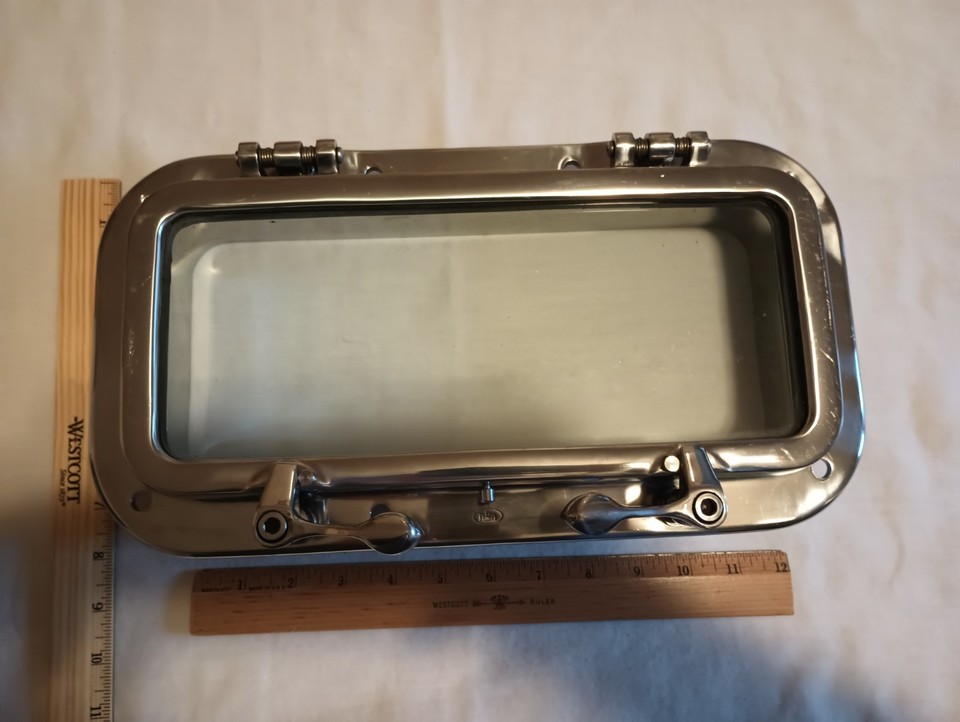 Chromed Brass Rectangular Porthole Window | eBay
