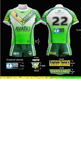 Cook Islands 2025 Rugby League Pacific Home Jersey Sizes S-5XL! In ...