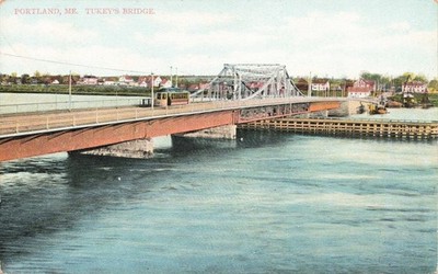 Portland ME Tukey's Bridge Maine 1907 Postcard AC/146 | eBay