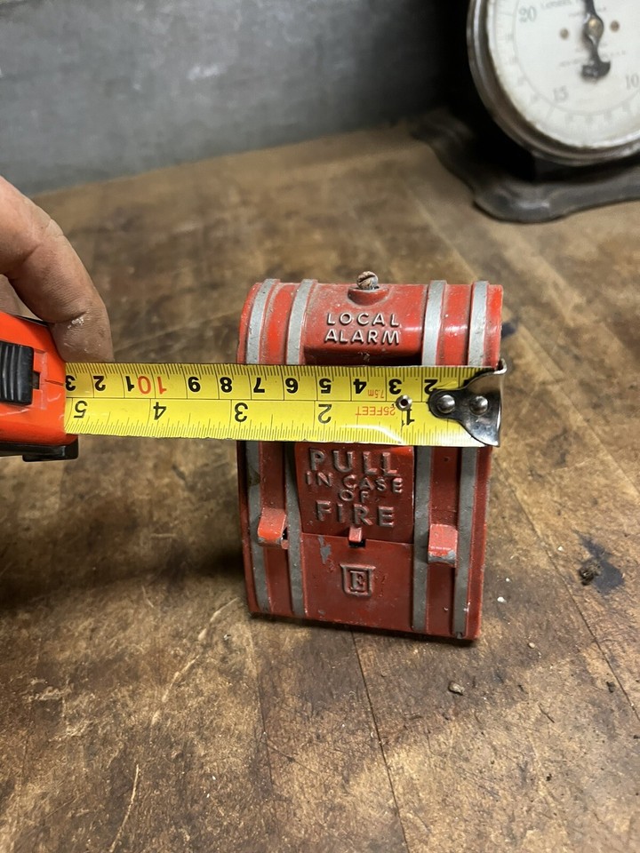 Vintage Old E Edwards Station Call Box Pull In Case Of Fire Local Alarm ...