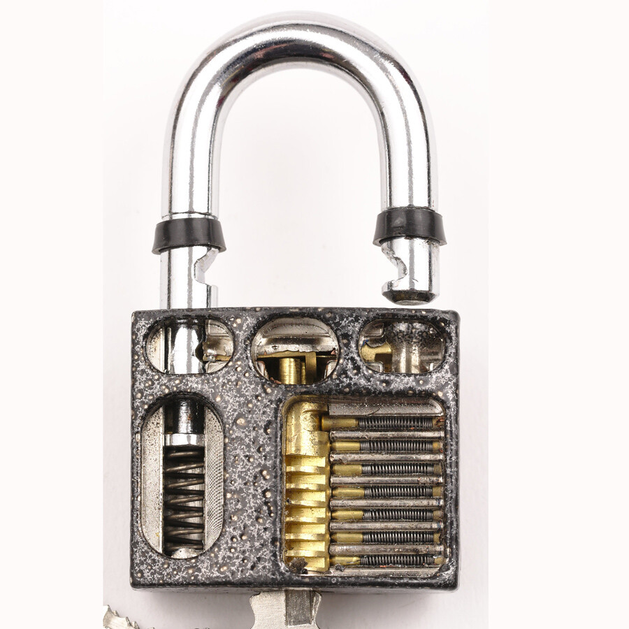 Cutaway Locksmith Practice Padlock Lock Inside View 50mm | eBay