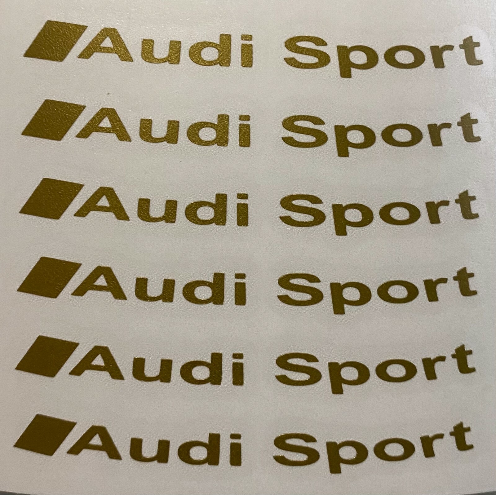 Audi Sport Wheel Decal Sticker Vinyl Brake Heat Resistant Many Colors ...