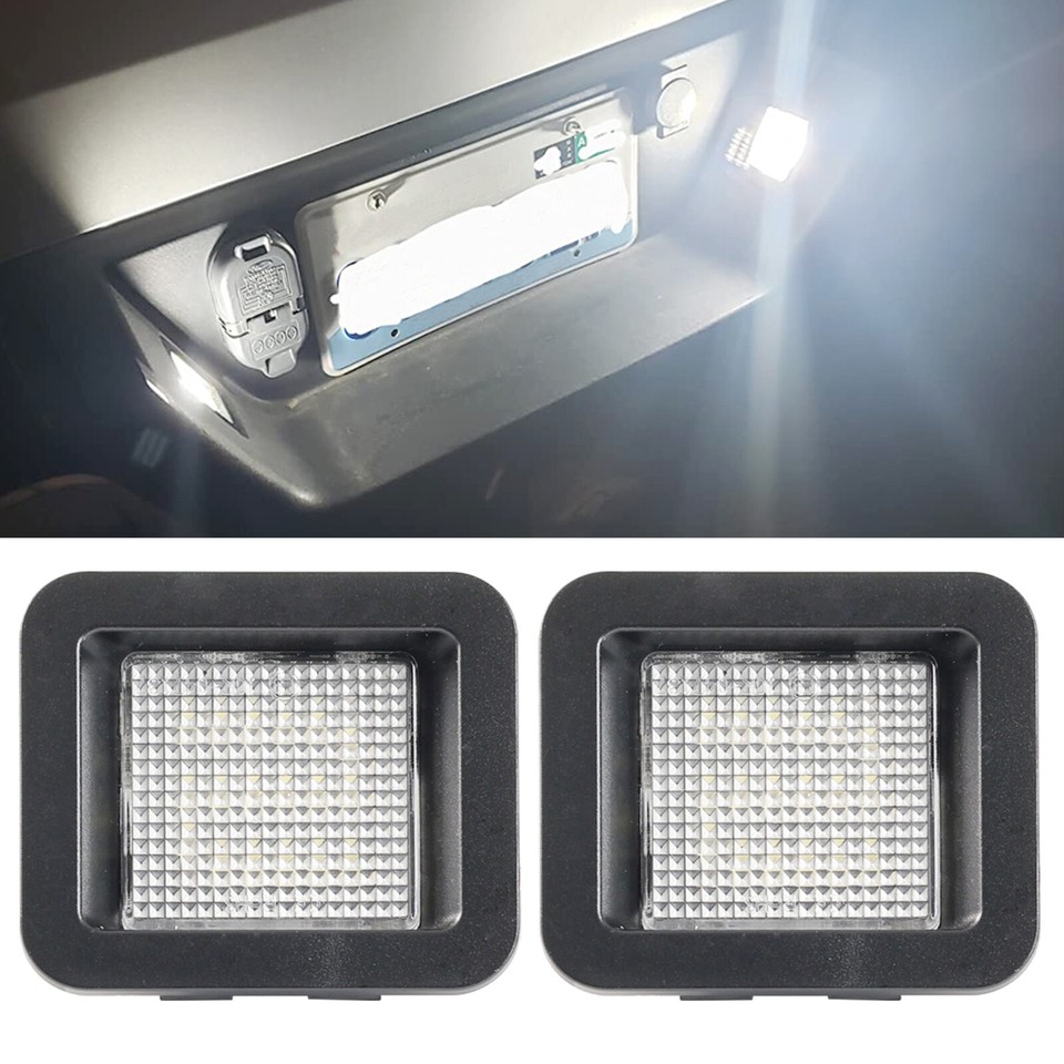 2X Truck License Plate Lights Assembly For Ford F-150 2015-2024 Raptor ...