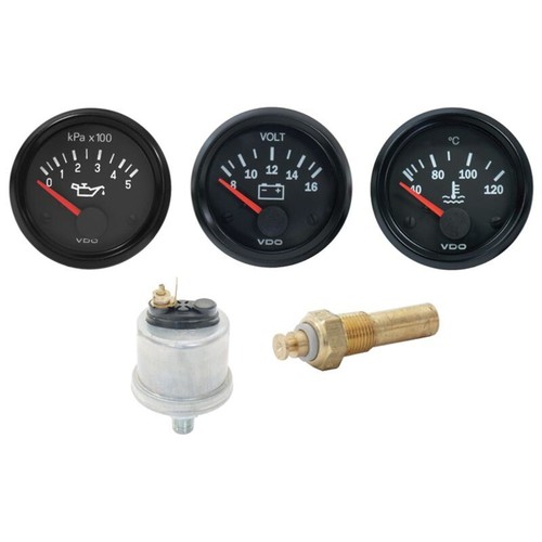 VDO Water Temp Oil Pressure & Voltage Gauge & senders Bulk Pack | eBay ...