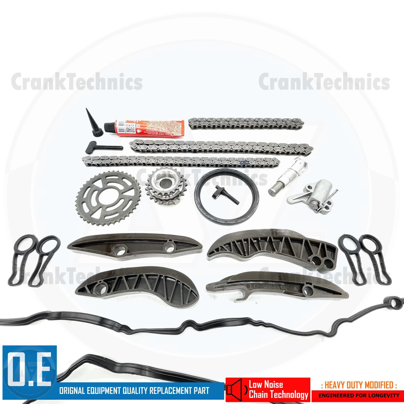FOR BMW 320D E90 E91 E92 E93 UPPER LOWER DIESEL ENGINE TIMING CHAIN KIT ...