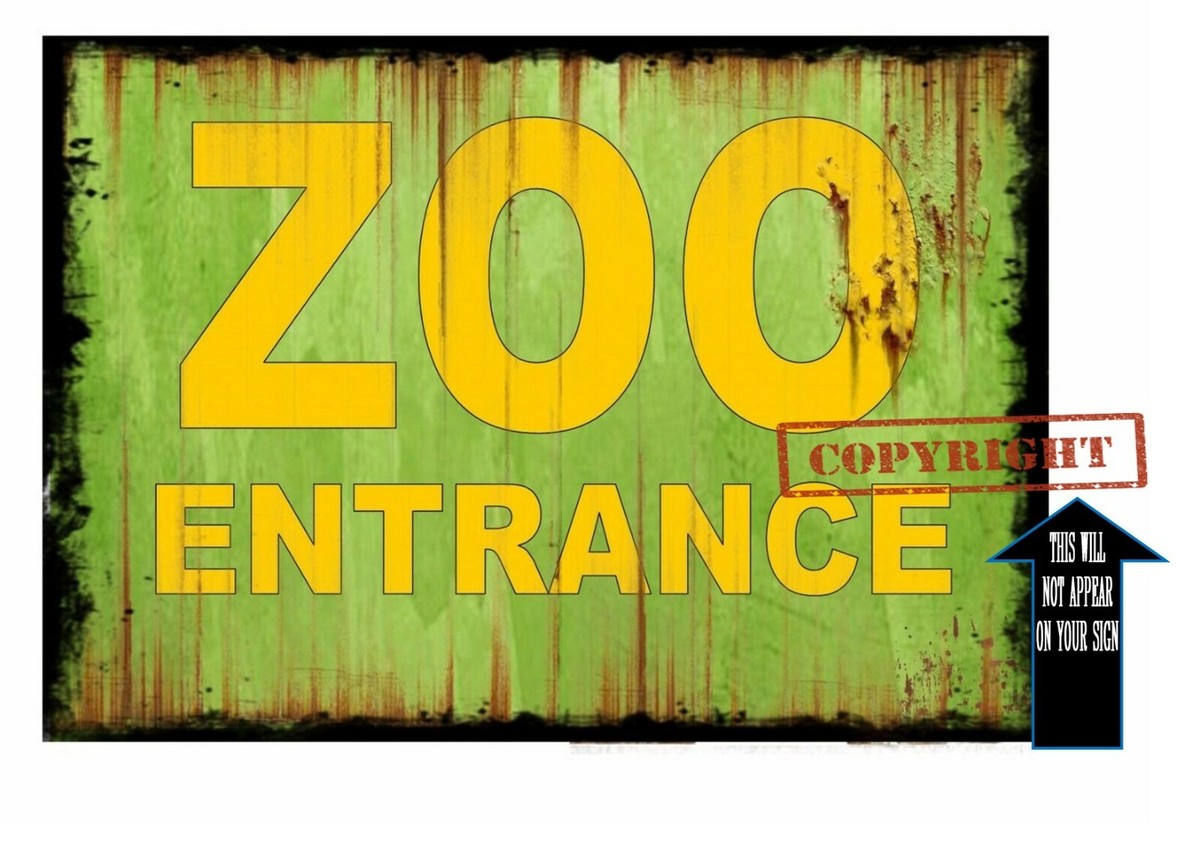 Zoo Entrance Sign