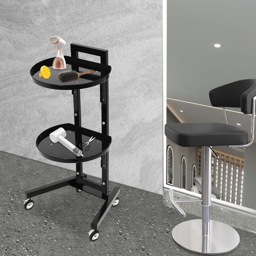 2Tier Movable Salon Trolley Hairdressing Barber Spa Rolling Trolley ...