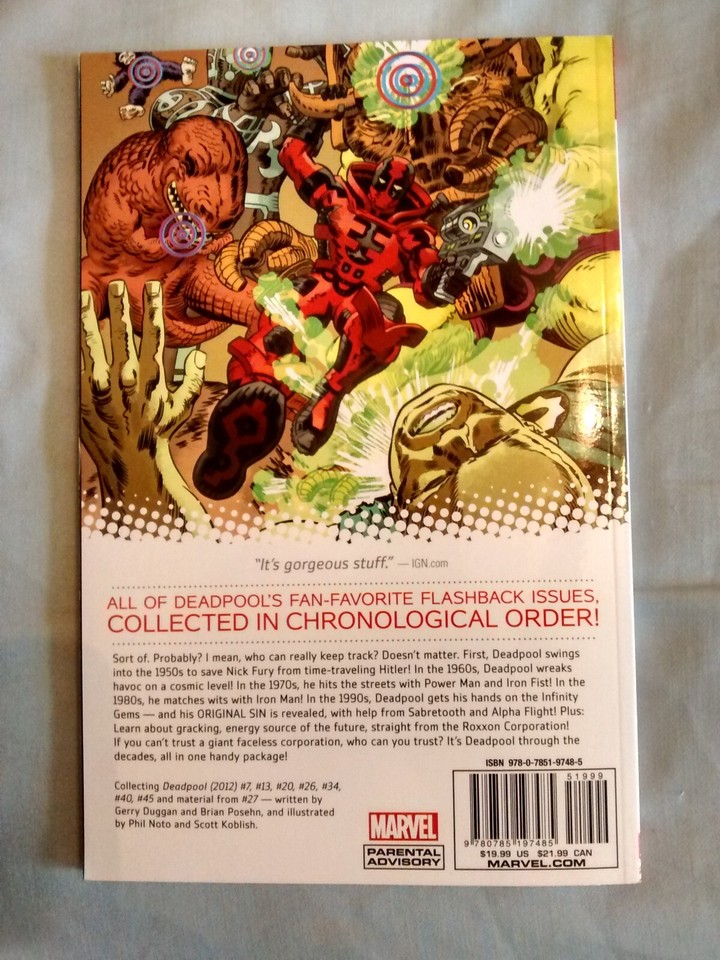 DEADPOOL FLASHBACKS- Brain Posehn, Gerry Duggan & Scott Koblish '16 1st ...