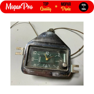 1949 1950 NOS DODGE GREEN CLOCK DASHBOARD GAUGE INTERIOR TRIM | eBay