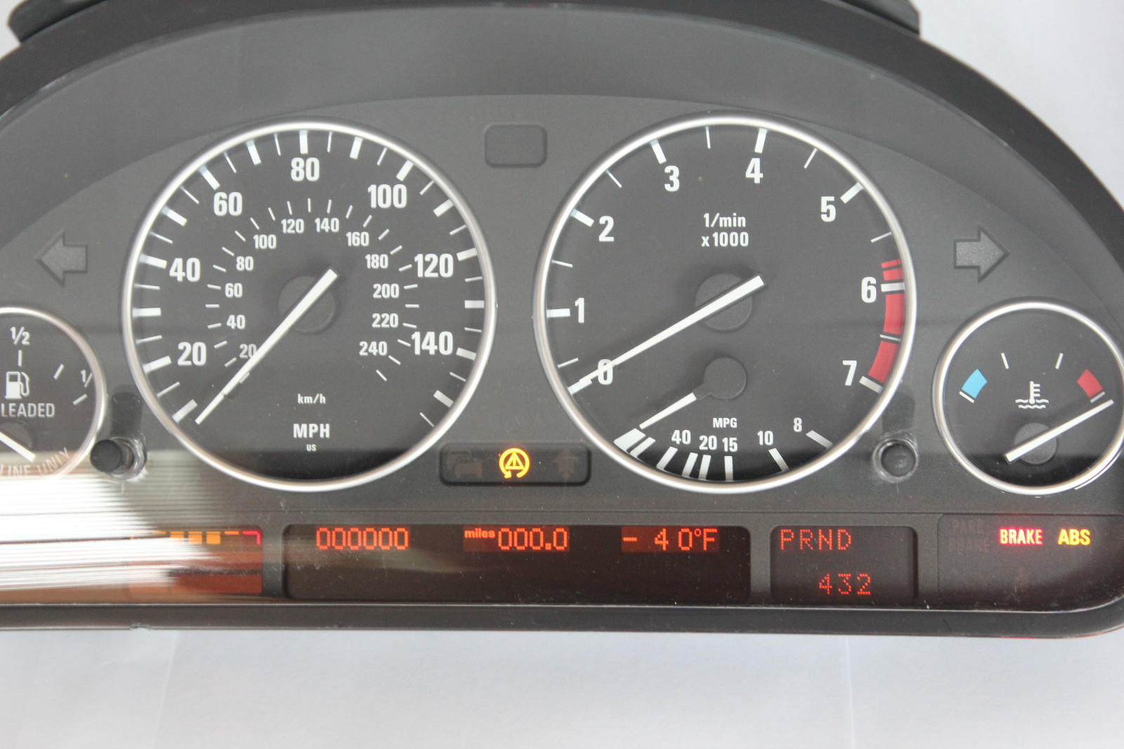 0 Miles Virgin Remanufactured BMW E39 5-ser Instrument Cluster w ...