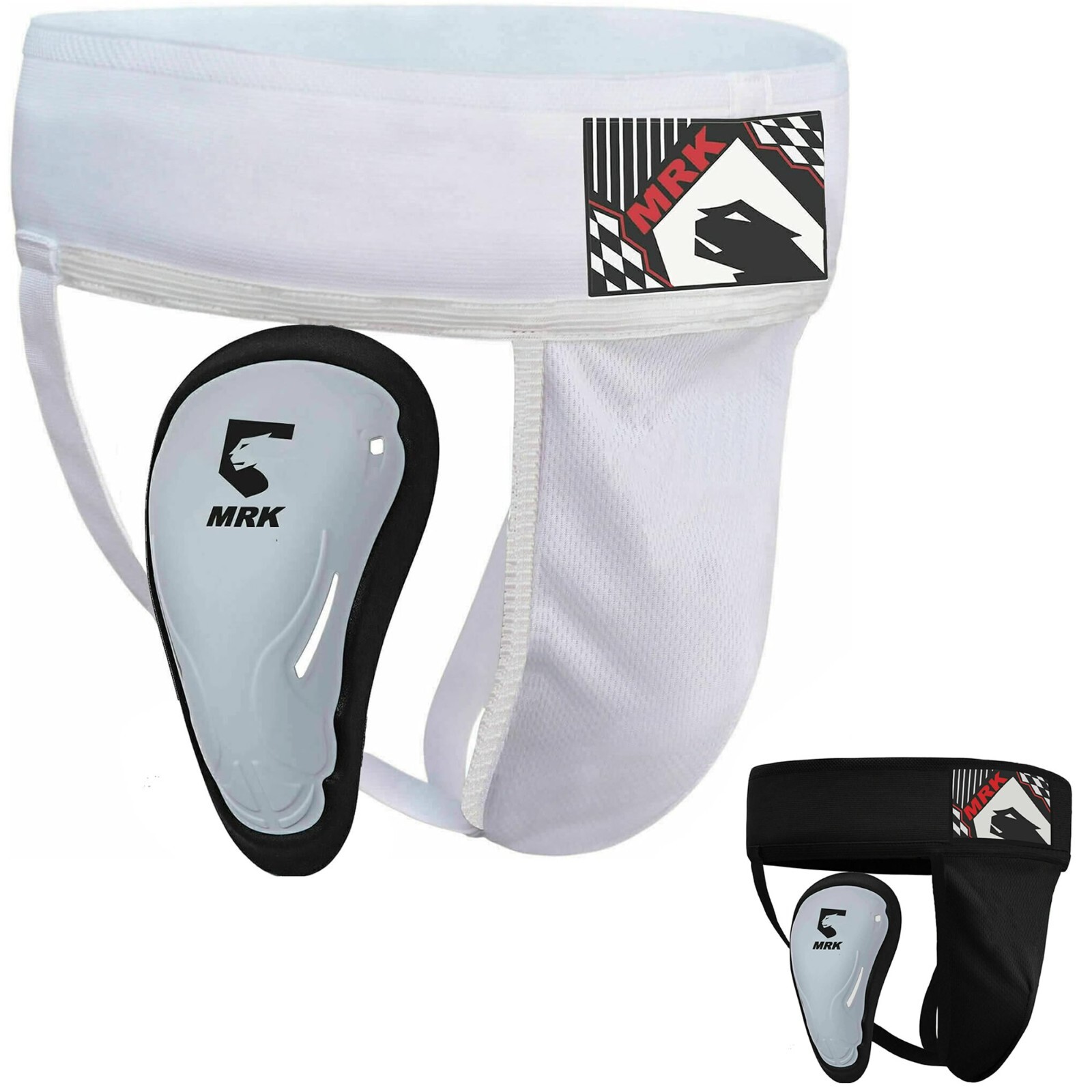 MRK Groin Guard With Gel Cup Protector MMA Boxing Abdominal Mesh Jock ...