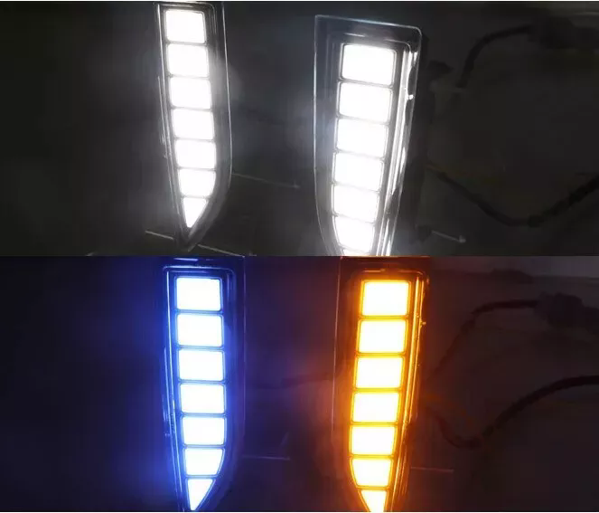 Fits For Nissan Rogue 2021-2025 LED Daytime running lights Fog lights ...