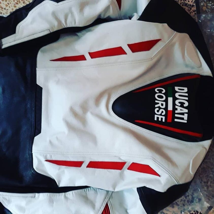 Ducati Jacket Motorcycle Motorbike Leather racing Riding Road jacket CE ...