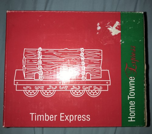 JC Penney Home Towne Timber Express Train Car Christmas Collection 1998 ...