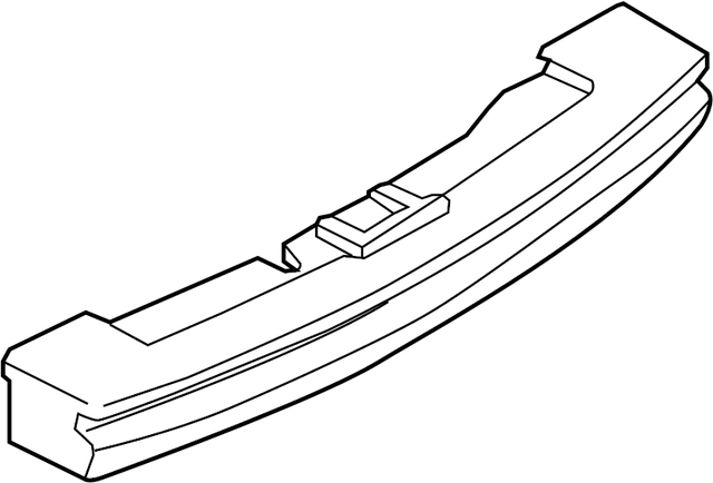 Nissan OEM 2014 Juke Bumper-bumper Foam Impact Absorber 850903YW0B for ...