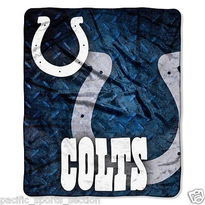 Indianapolis Colts Rollout Plush Throw Blanket, NEW | eBay