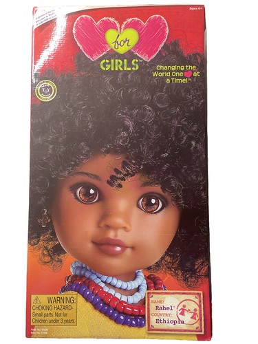 Rahel Doll Ethiopia Hearts for Hearts for Girls 14" New Sealed | eBay