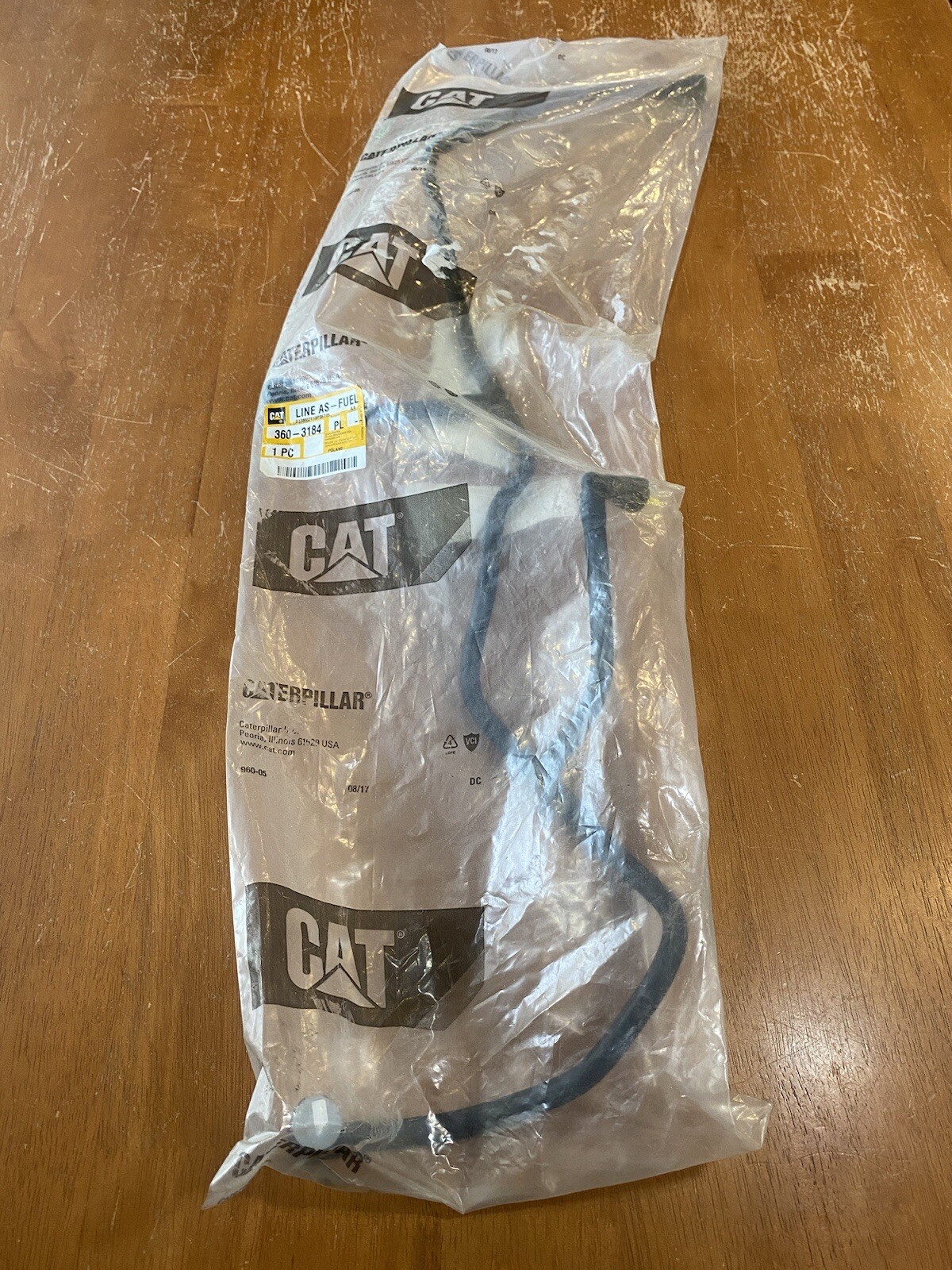 CATERPILLAR 360-3184 LINE AS - FUEL C7.1 Engine Part CAT 3603184 NOS ...