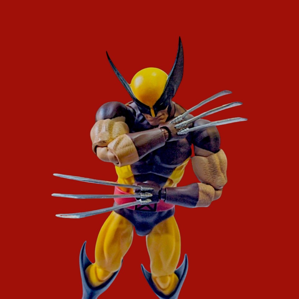 1/12 Custom Marvel Universe Wolverine Revolt Hand Claw Logan Mafex ...