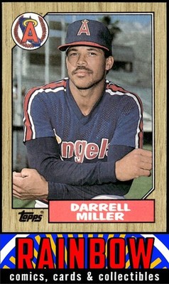 1987 Topps #337 Darrell Miller California Angels | eBay