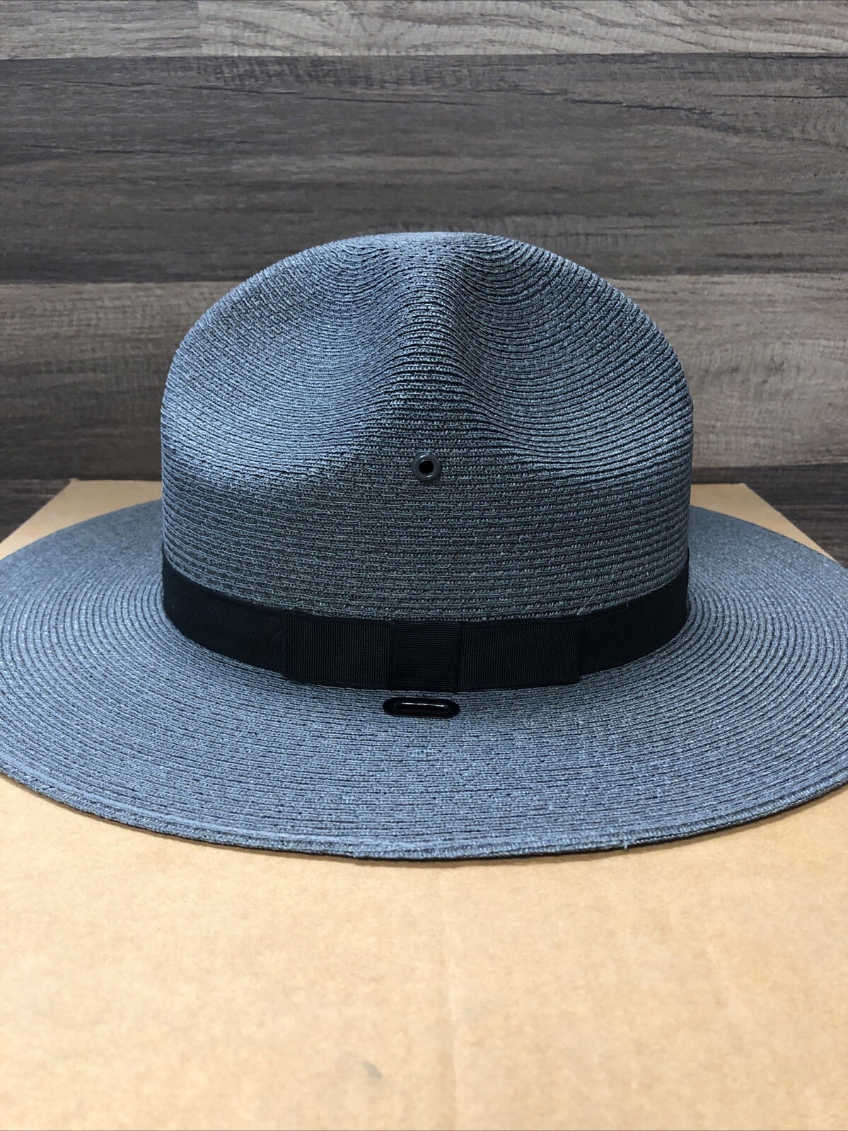 Stratton GrayCampaign Hat Straw Triple Size 6 5/8 | eBay