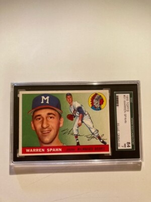 1955 Topps - #31 Warren Spahn SGC 7 NM ROOKIE! | eBay