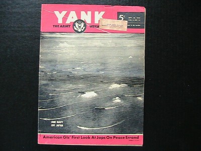 YANK MAGAZINE SEPTEMBER 28 1945 OUR NAVY OFF JAPAN | eBay