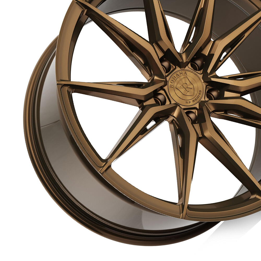 20" Rohana RFX13 Bronze 20x9 20x11 Wheels Rims Fits Benz SL500 SL550 ...
