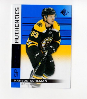 2019-20 Upper Deck SP Karson Kuhlman #127 Blue SP Rookie Authentics ...