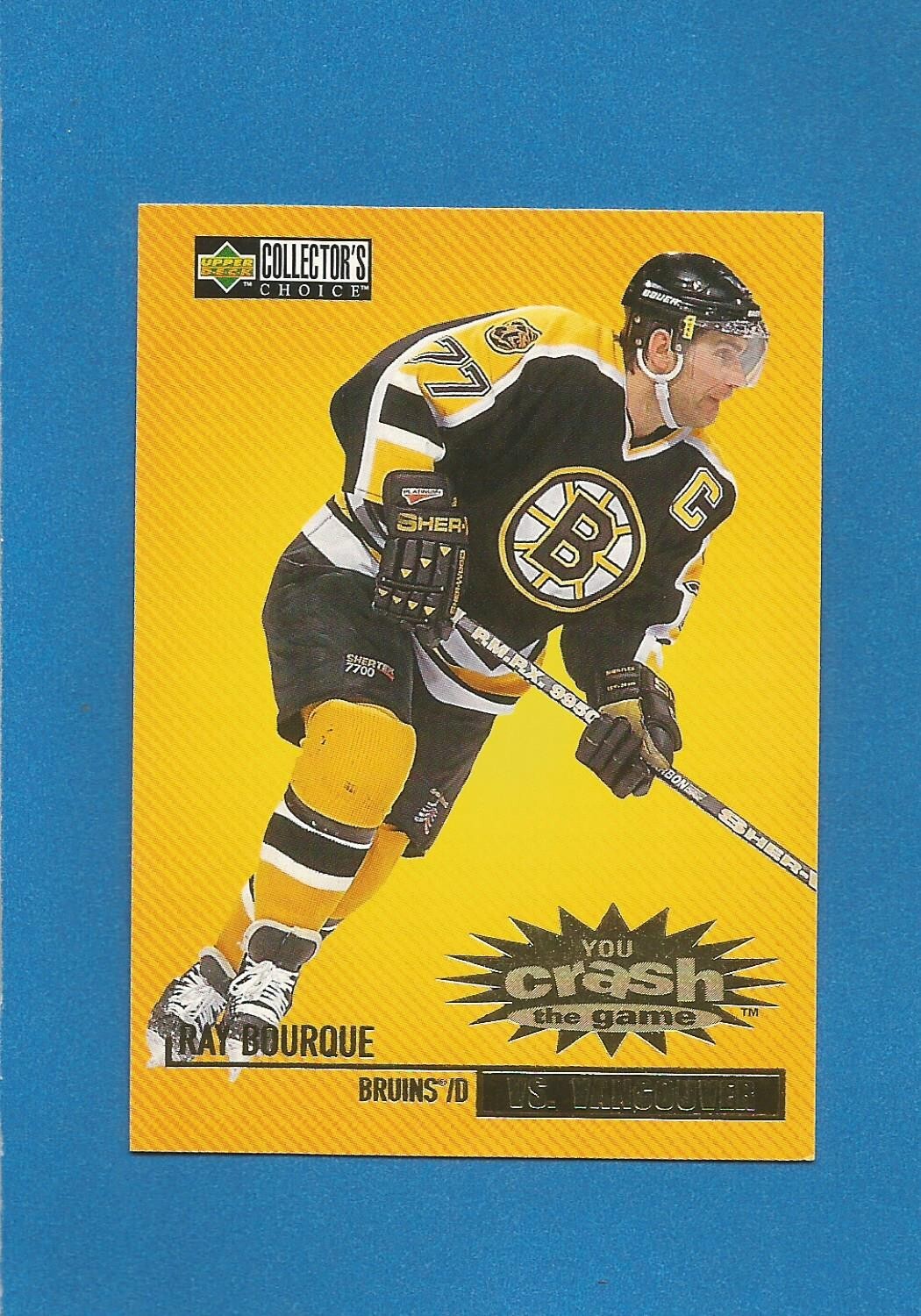 Ray Bourque 1997 Upper Deck Collector's Choice #C7c You Crash the Game ...