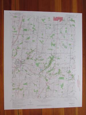 Springboro Ohio 1967 Original Vintage USGS Topo Map | eBay