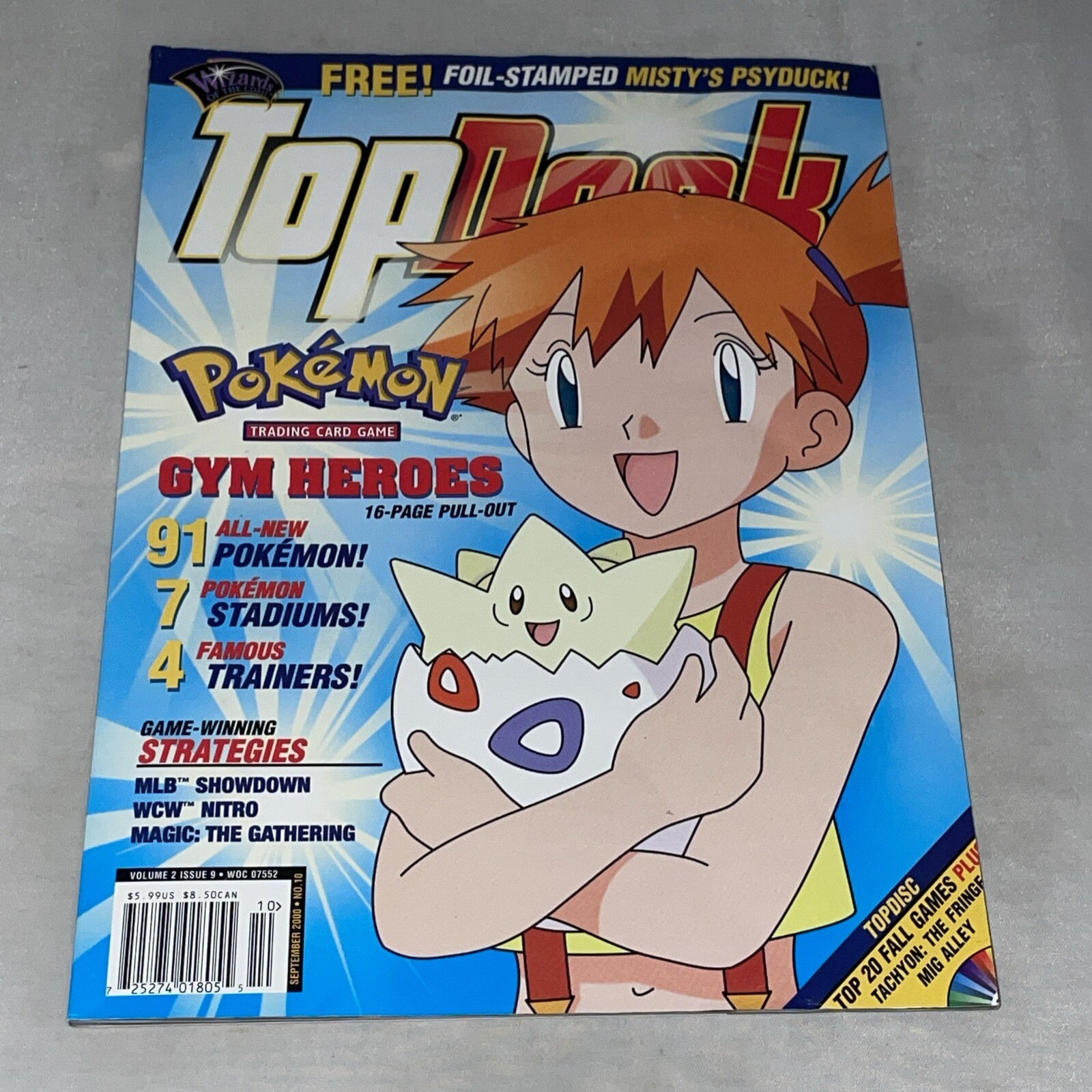 TOP DECK Magazine vol 2 issue 9 POKEMON MTG SEPTEMBER 2000 | eBay