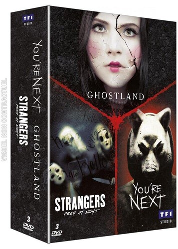 Coffret horreur 3 films : strangers ; you're next ; ghostland (DVD) | eBay