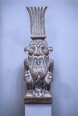 Authentic statue Egyptian Antiquities Rare of God Bes God Of Fun ...