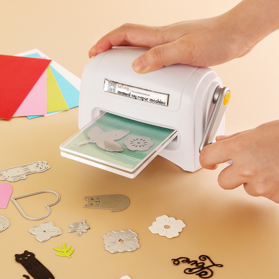 Mini Die Cutting and Embossing Machine For DIY Scrapbooking Craft Card ...