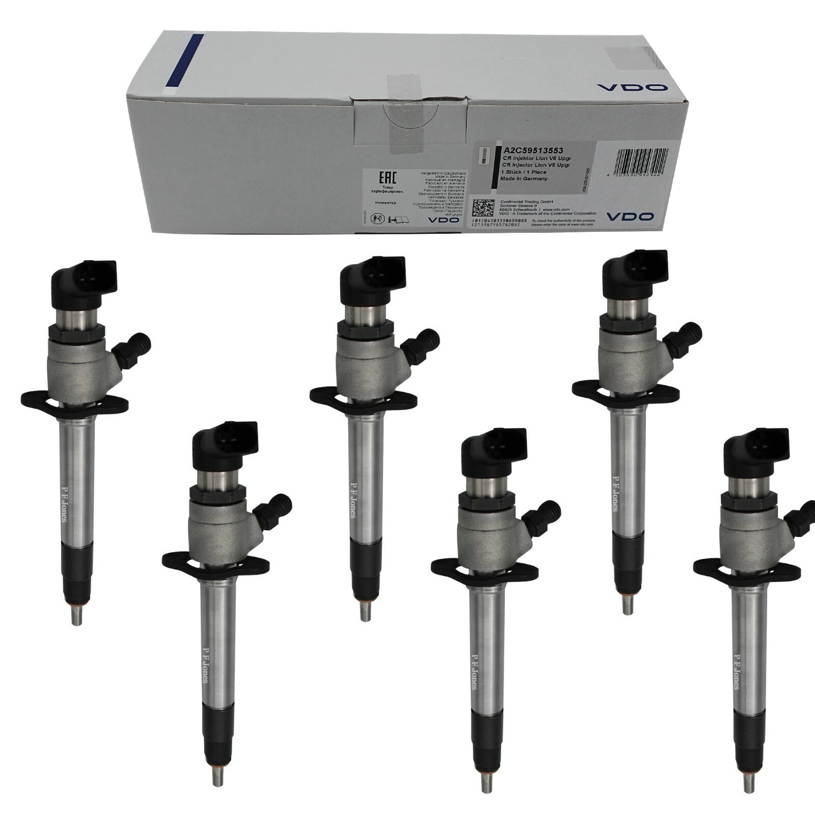 New VDO Diesel Injector 7H2Q-9K546-CB A2C59513553 x 6 – 2 Year Warranty ...