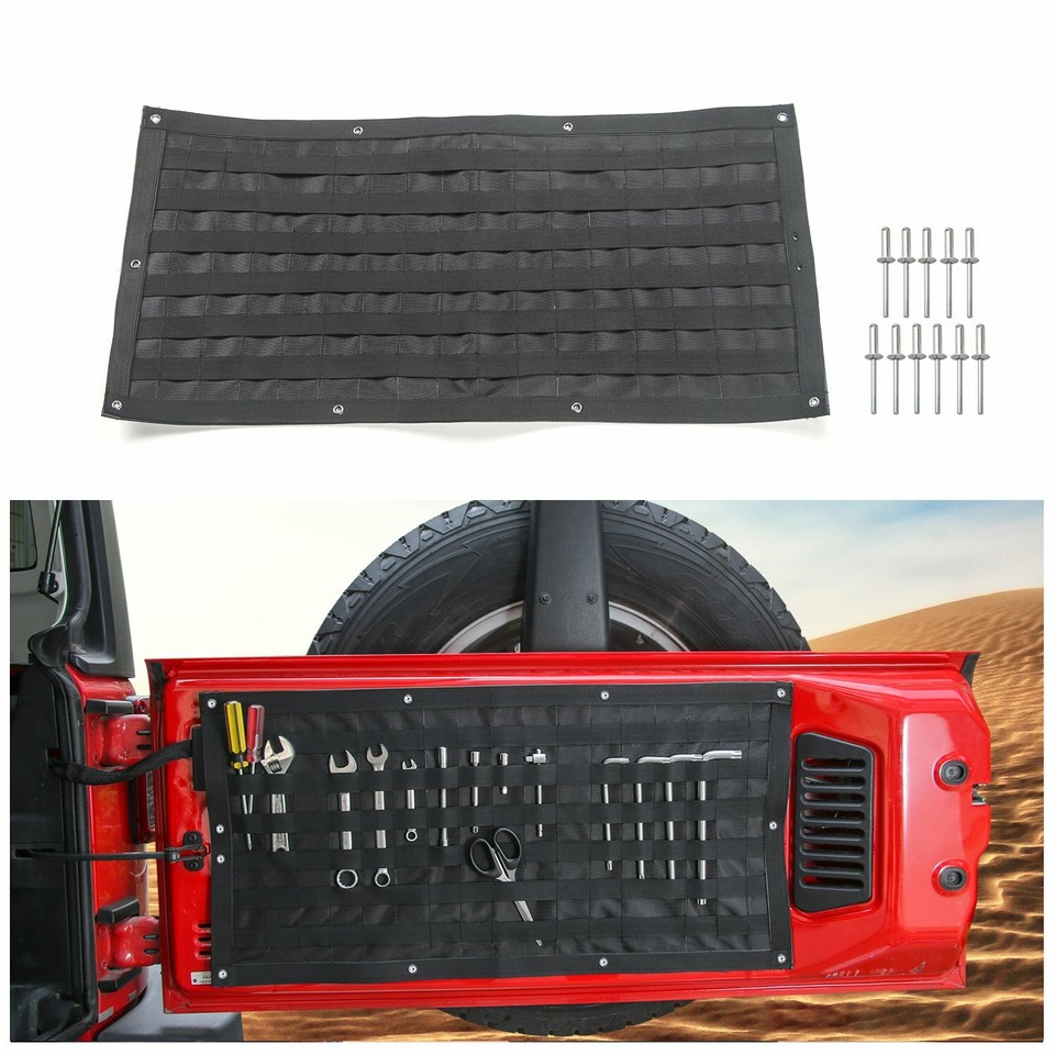 Tailgate Tool Canvas Bag Tool Organizer Pockets Kit for 07+ Jeep ...
