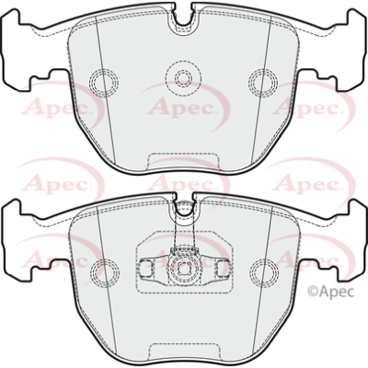Fits Dawn Ghost Wraith 6.5 6.6 6.7 FirstPart Rear Brake Pads Set ...