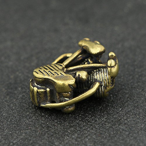 Solid Brass Motorcycle Engine Figurine Small Statue Home Ornament ...