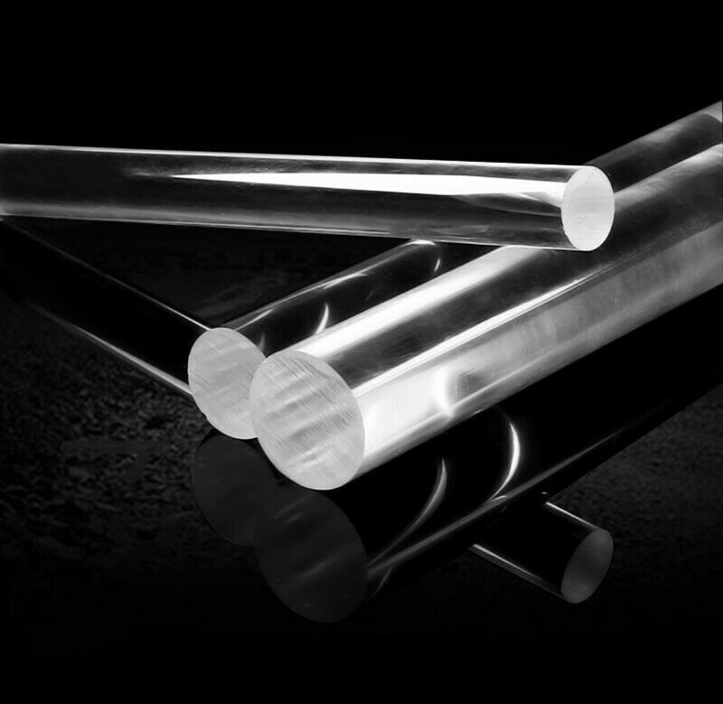 Dia.3-30mm 500mm Super Clear Acrylic Solid Rod Round PMMA Lucite ...