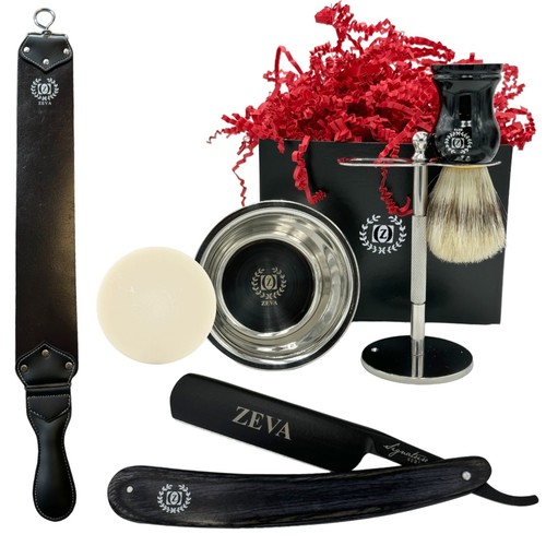 Straight Razor Set Classic Camping Hike Grooming kit timeless shave ...