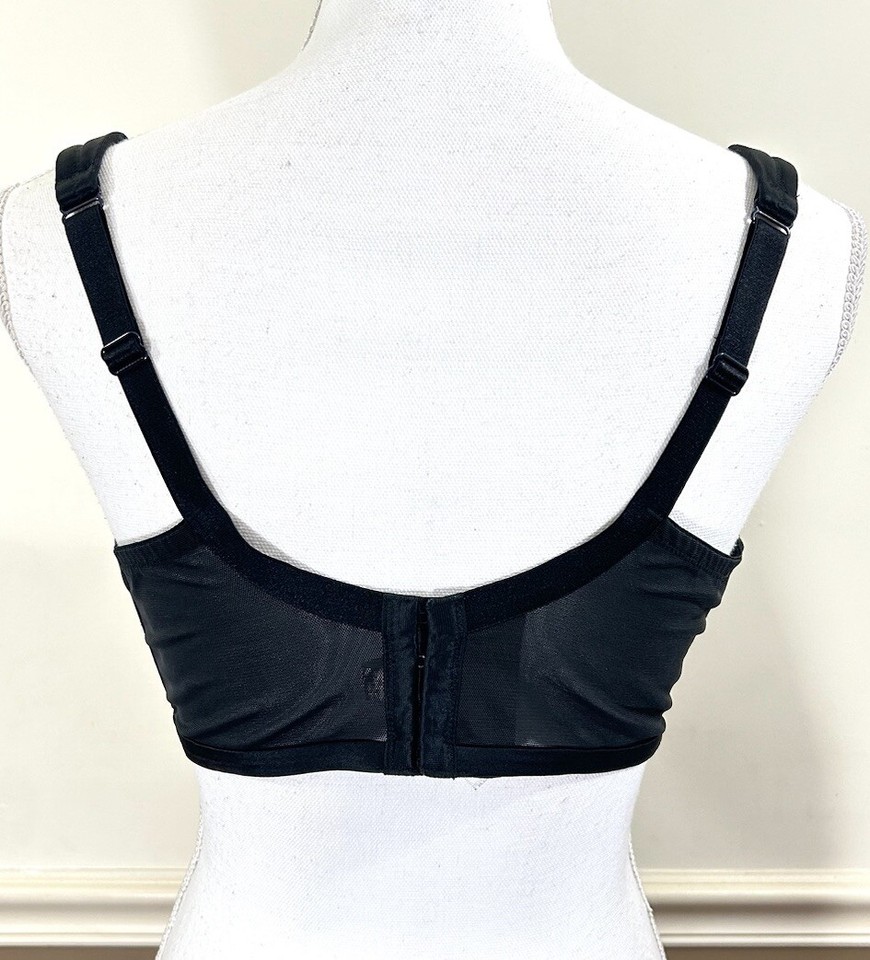 Cacique Lightly Lined Full Coverage Black Bra Size 40DDD Women's | eBay