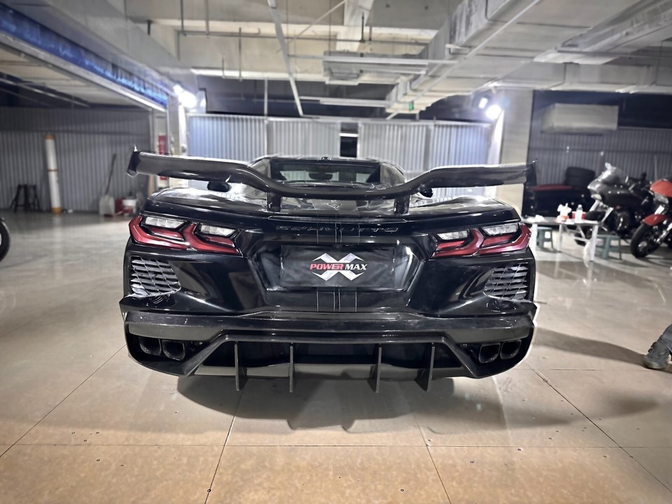 Dry Carbon Fiber Z06 Style Rear Wing for Chevrolet Corvettes C8 2020 ...