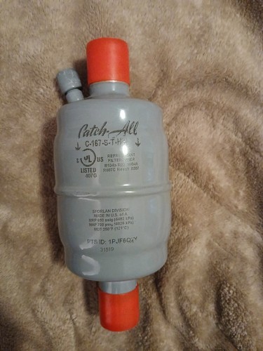 Sporlan 401033 C-167-S-T-HH Drier, suction filter, sealed, 7/8" ODF ...